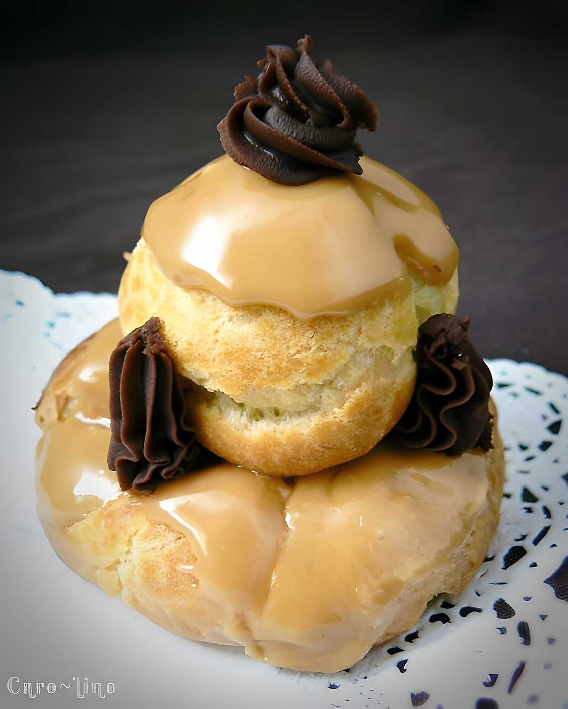 Recette de Délicieuse Religieuse au Café (Recette de C. Escobar et S ...