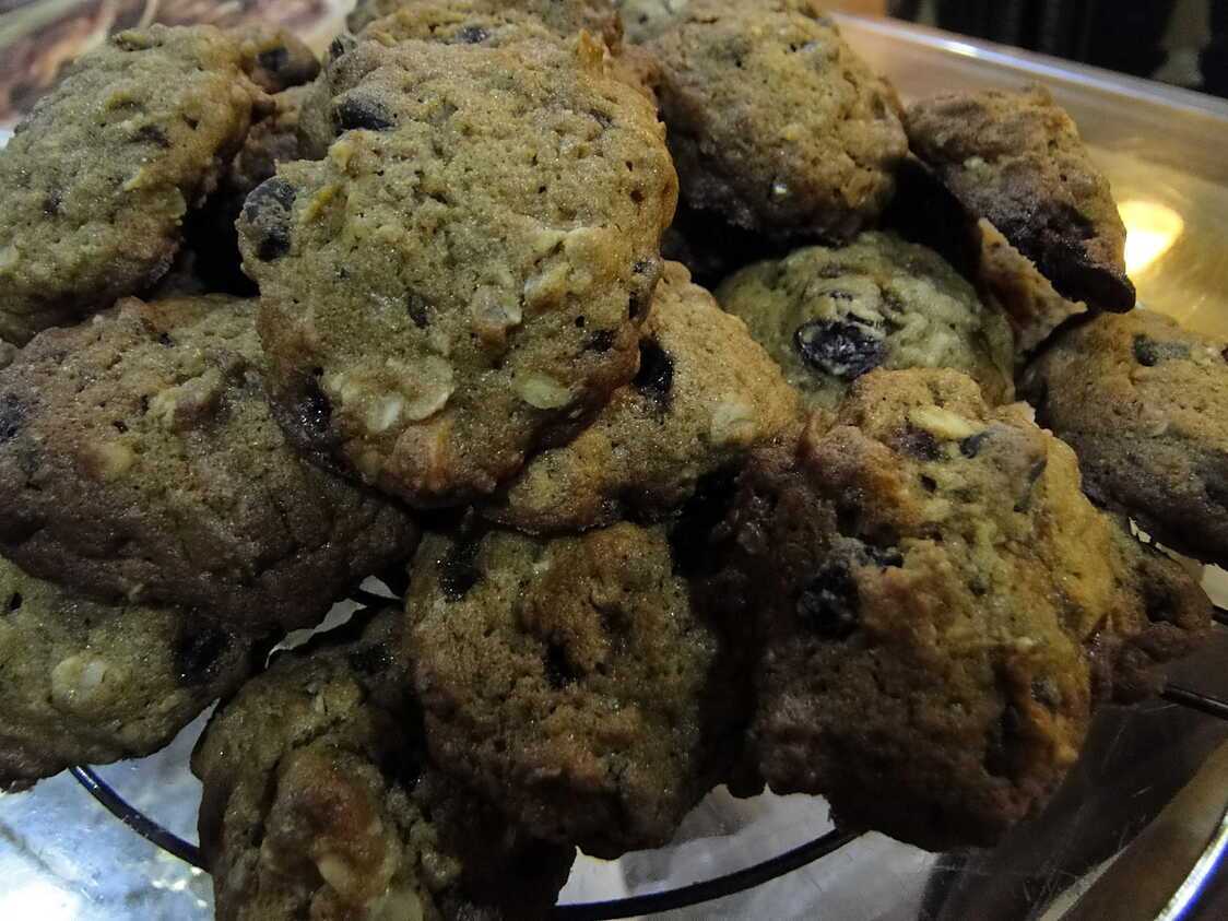 Recette de Biscuits banane-noix-chocolat