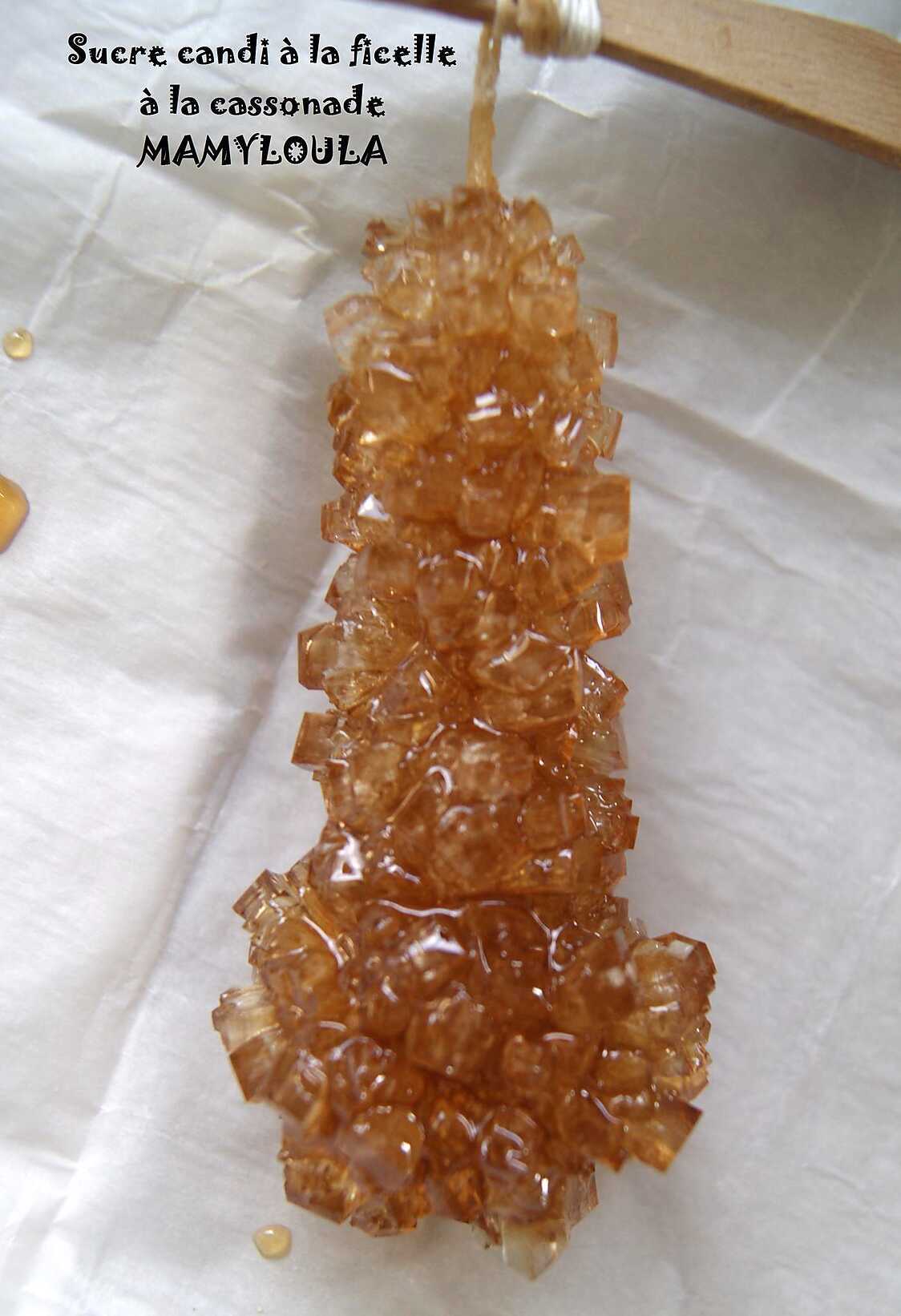 Recette de Sucre Candi à la ficelle à la cassonade