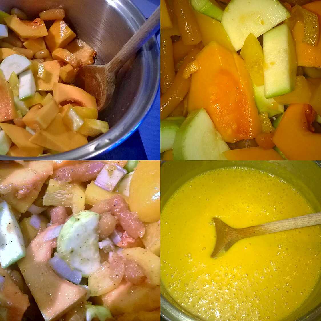 Recette de VELOUTÉ SOUPE BUTTERNUT LÉGUMES COCO