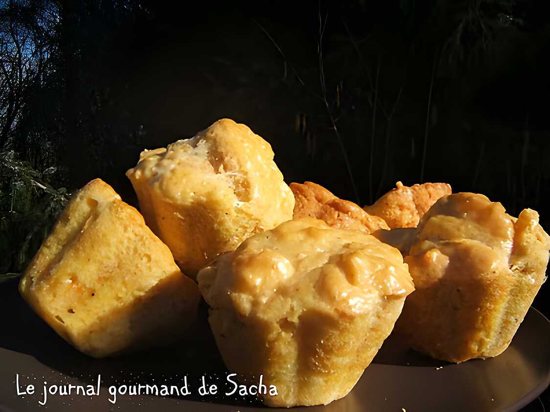 Recette de Madeleines au curry et crevettes