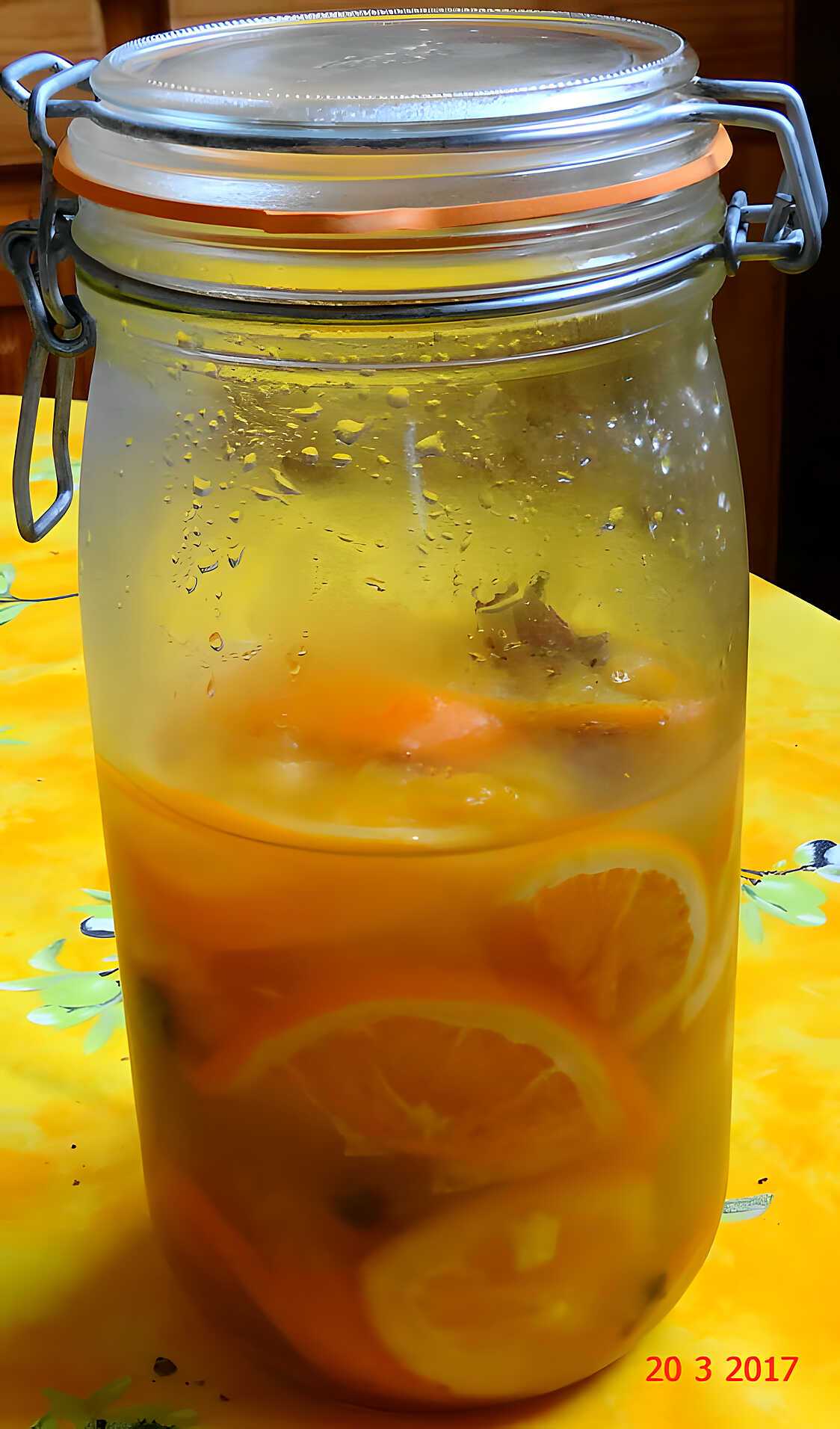 Recette d'Oranges confites aux épices