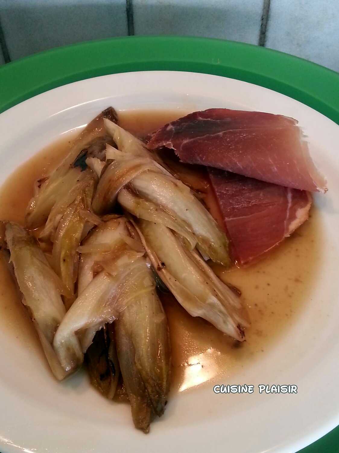 Recette de Chicons/endives braisées par Cuisineplaisir