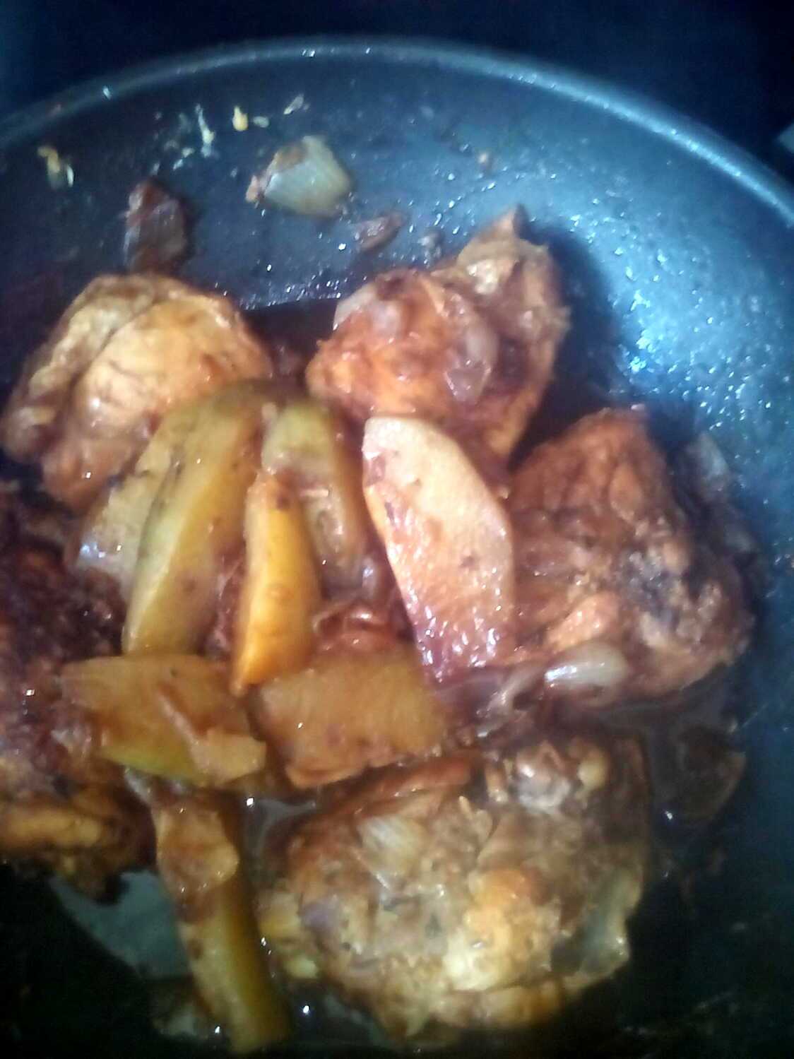 Recette de Poulet chouchoux réunion