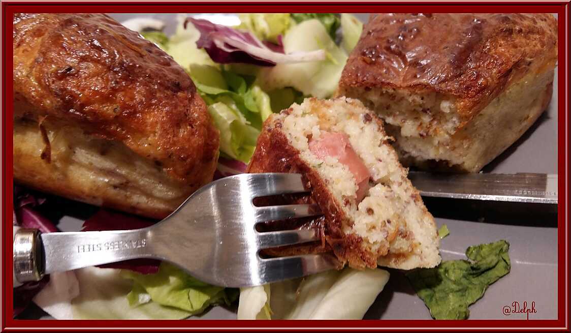 Recette de Cake aux knackis et à la moutarde