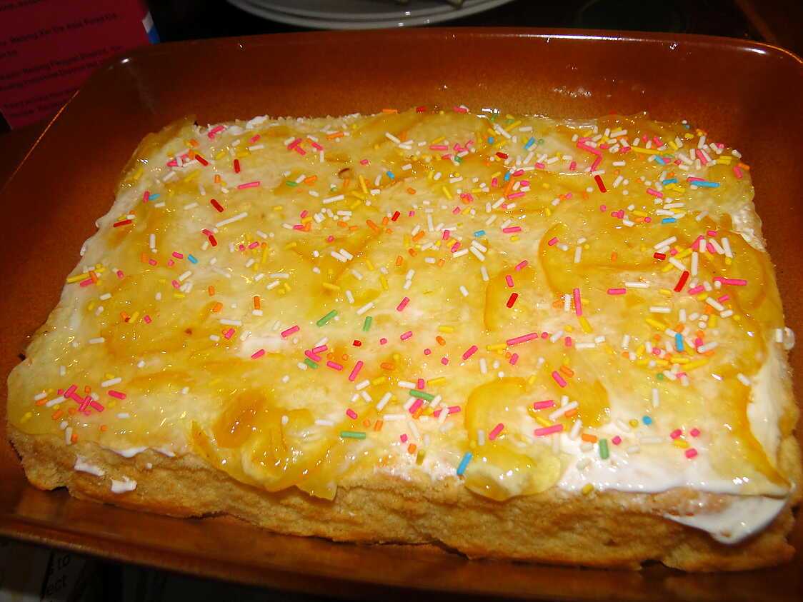 Recette de Génoise au citron et noix pacanes