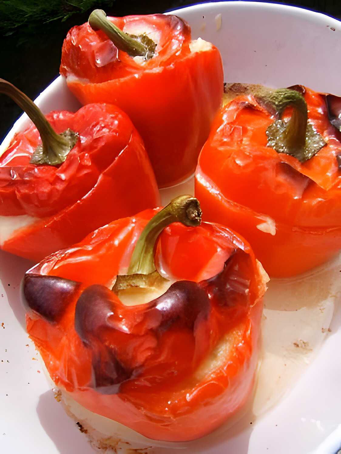 Recette de Poivrons farcis à la brandade de morue