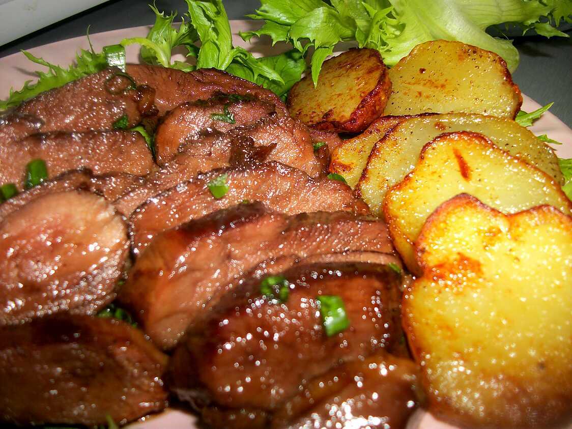 Recette de MAGRET DE CANARD AU MIEL ET VINAIGRE BALSAMIQUE par Ma ...