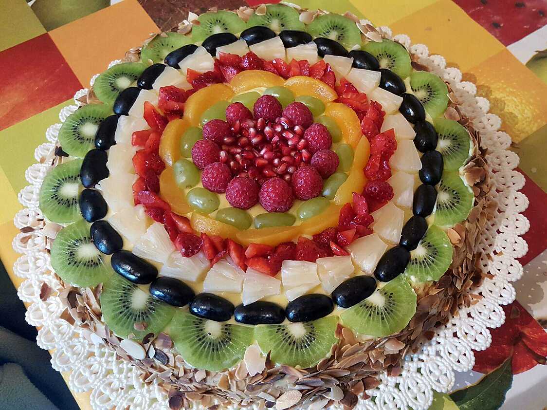 Recette de Génoise aux fruits par Gigia