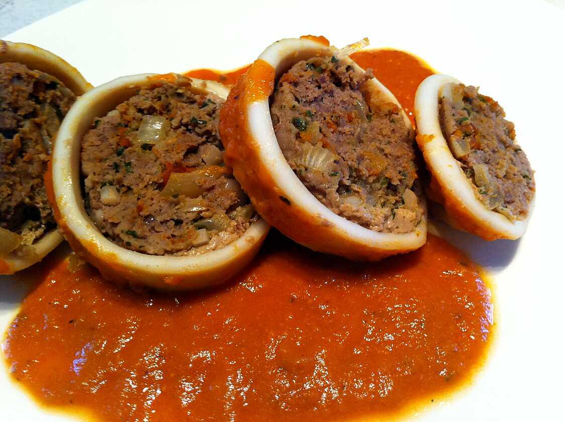 Recette d'Encornets / calamars farcis