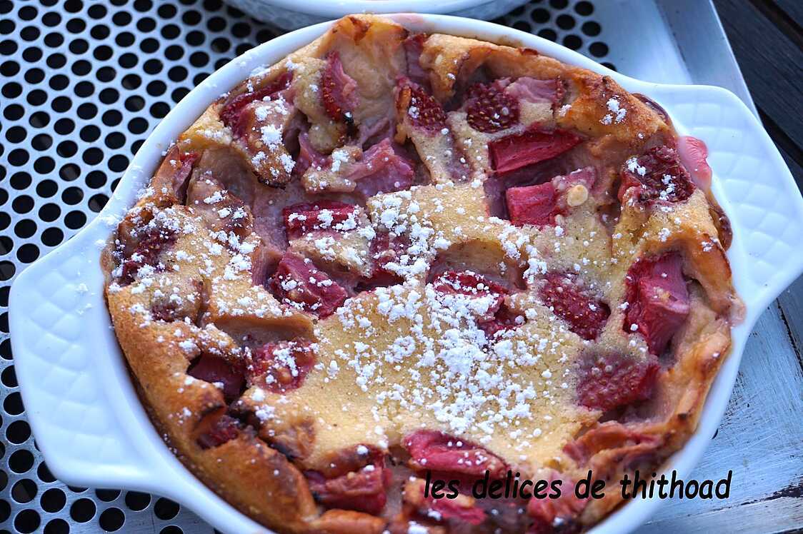 Recette de Clafoutis aux fraises par les delices de thithoad
