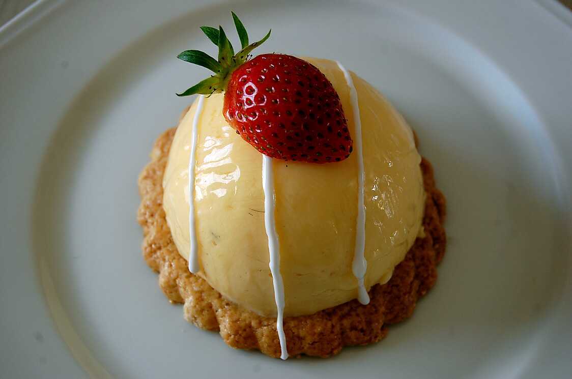 Recette de Sablé Nantais et son crémeux citron du blog cccuisine.over ...