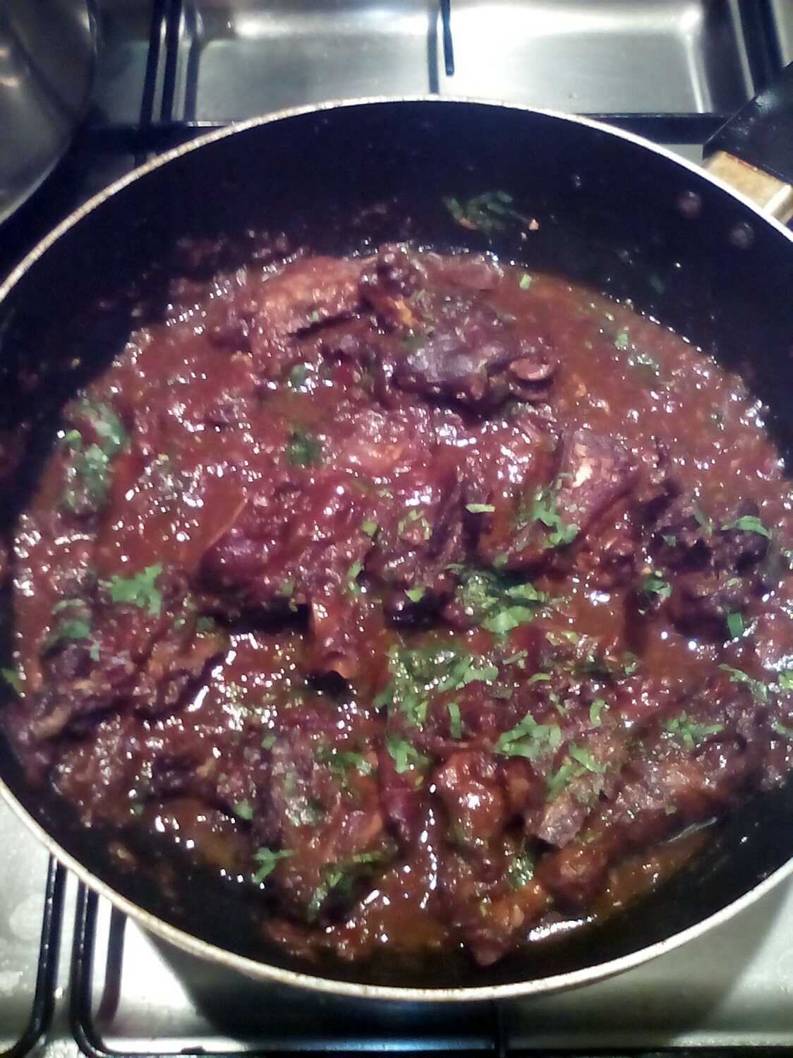 Recette de Civet coq du poulailler