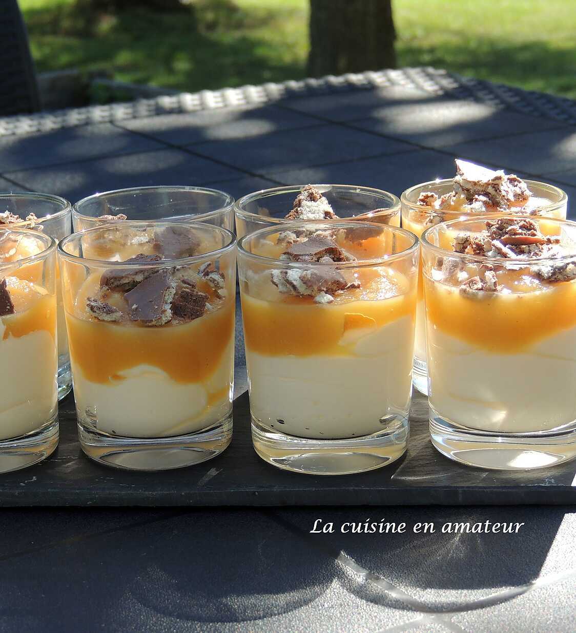 Recette de Verrines de compotes et mousse mascarpone