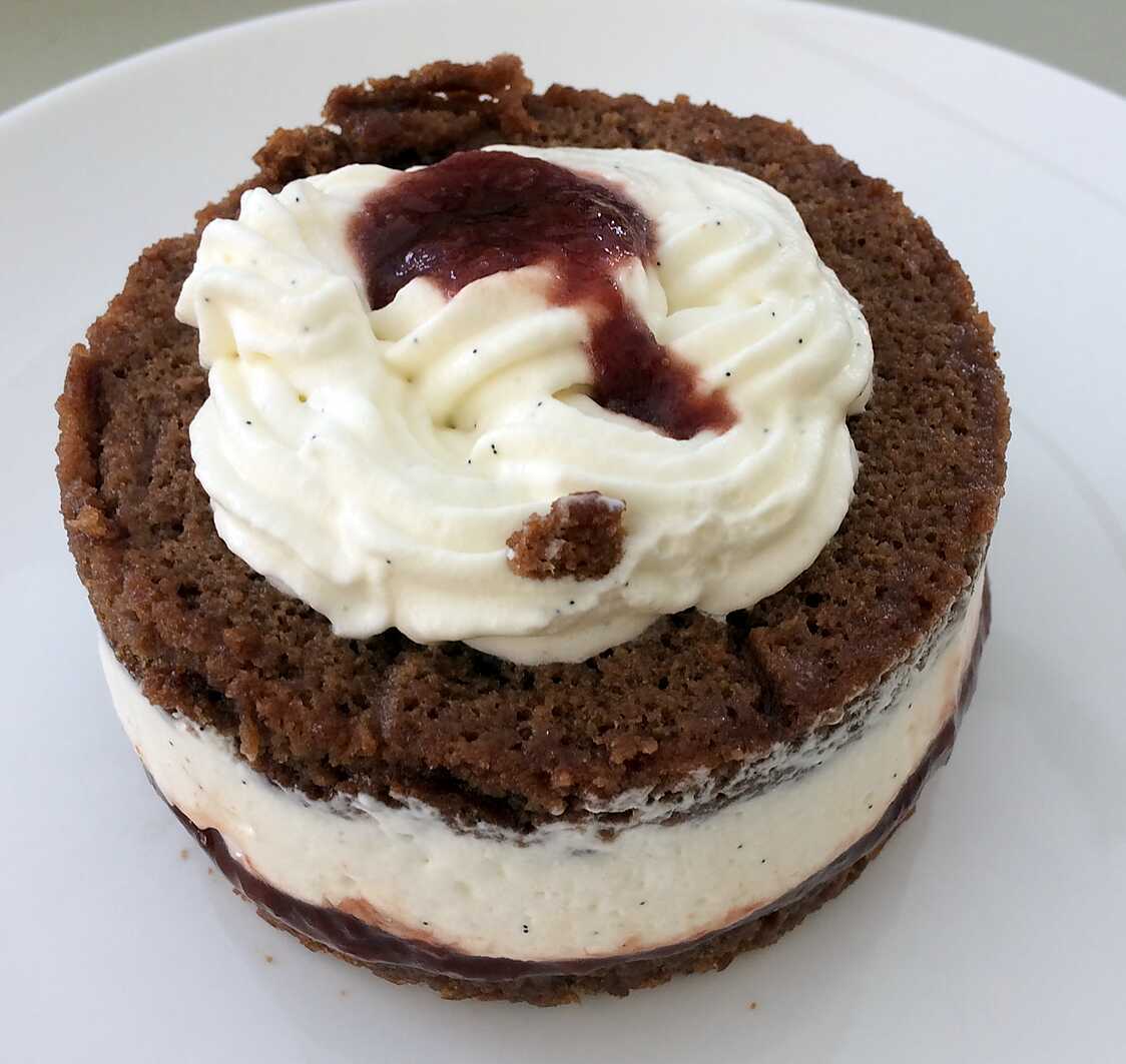 Recette de Mini gâteau chocolat/ fraise