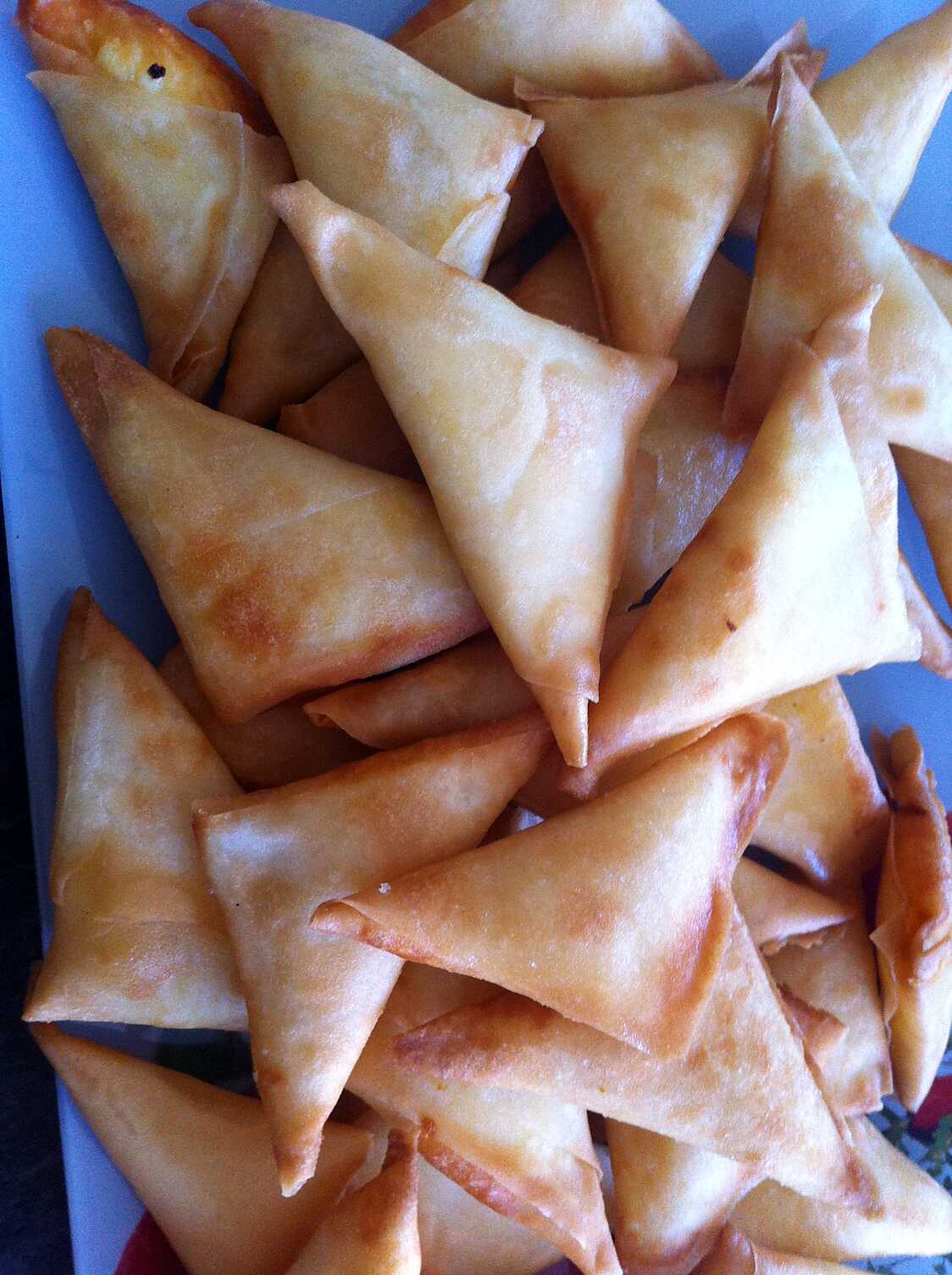 Recette de Samoussas fromage et cumin