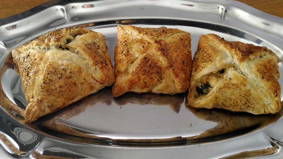 Recette de Friand aux feuilles vertes et mascarpone