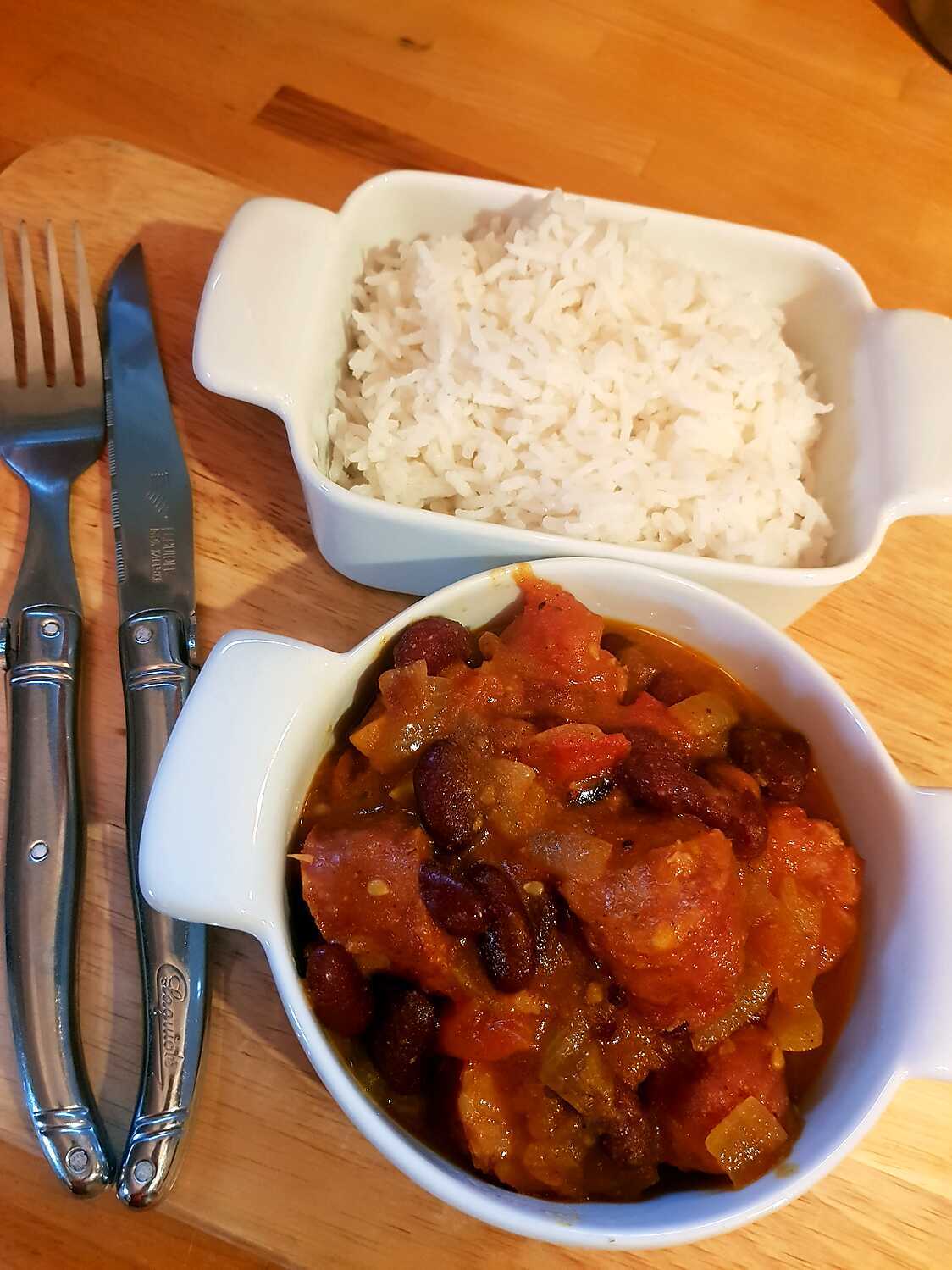 Recette de Rougaille saucisse d'anne