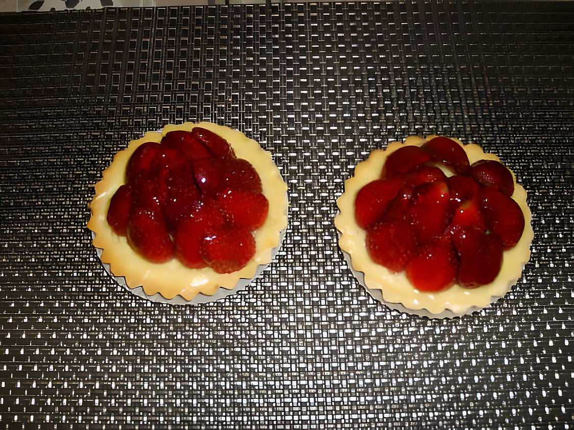 Recette de TARTELETTES AUX FRAISES par GUY59600