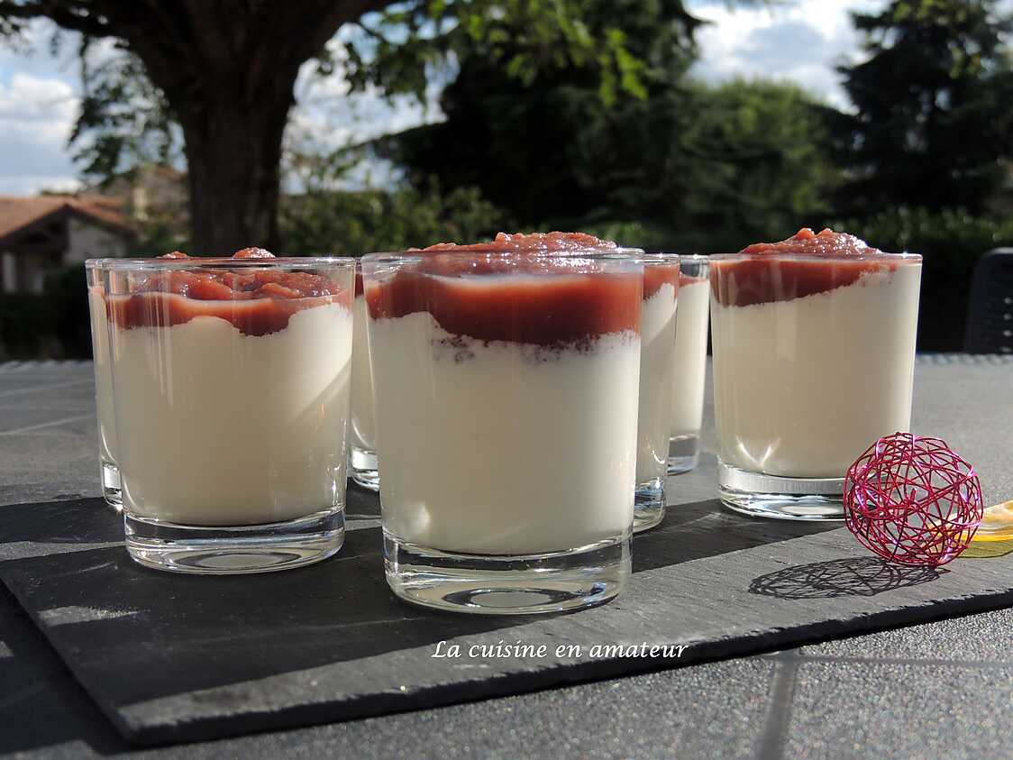 Recette de Panna cotta pistache allégée