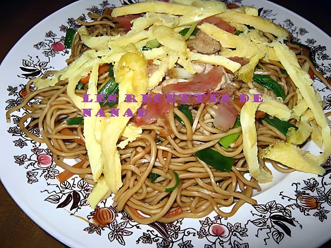 Recette de Mines frites de l’île Maurice (nouilles sautées)