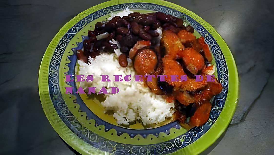 Recette de Rougaille saucisses et haricots rouges