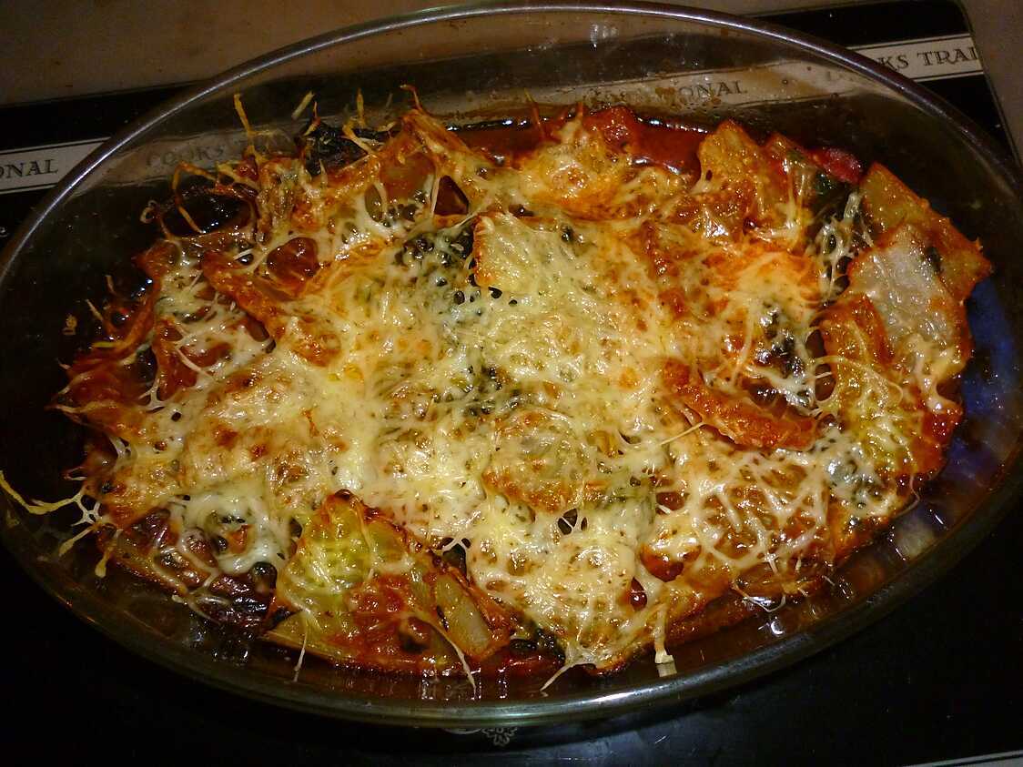Recette de Blettes gratinées à la sauce tomate