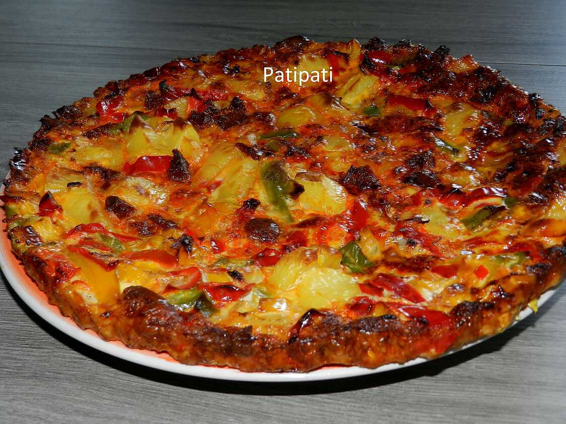 Recette d'Omelette aux pommes de terre-chorizo-poivrons en forme de tarte