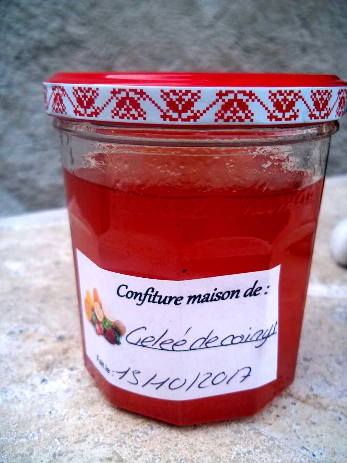 Recette de Gelée de coings par Nathaly