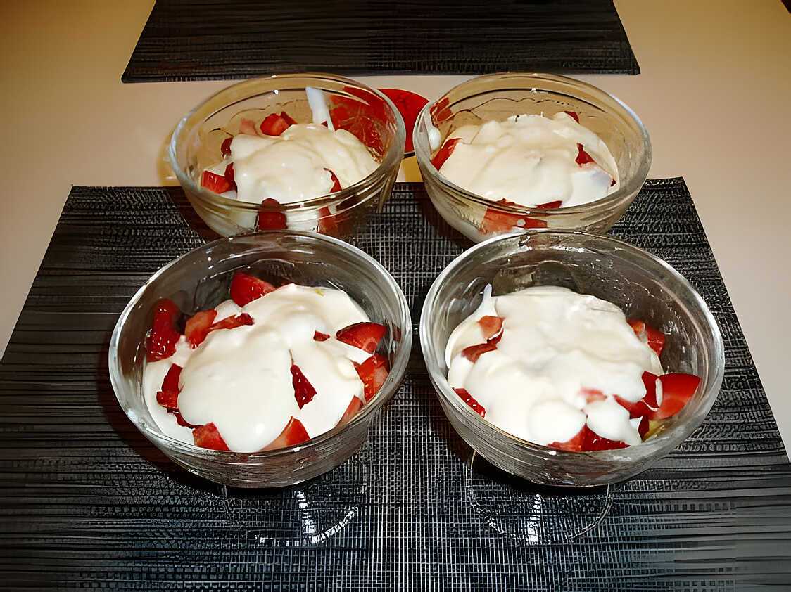 Recette de Trifle aux fraises citron et mascarponne