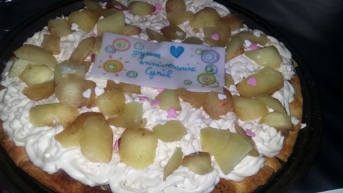 Recette de Tarte sablé mascarpone brugnon