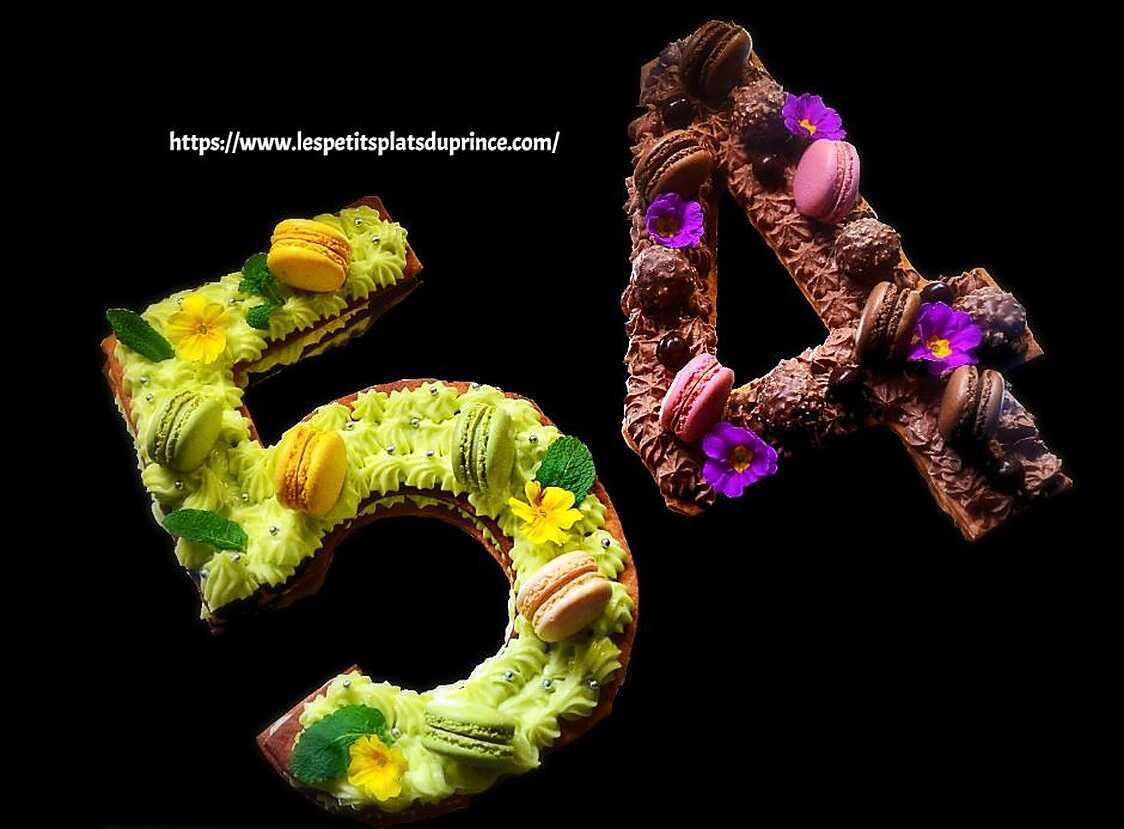 Recette de Number cake pour anniversaire branché