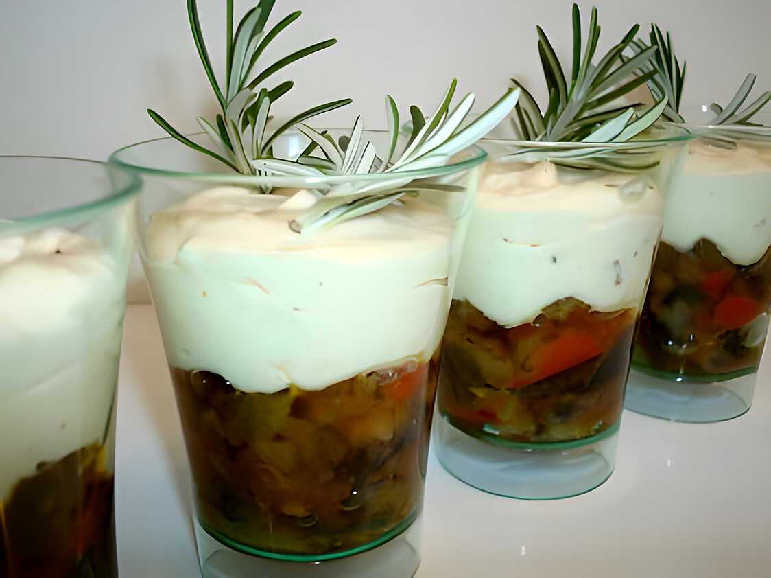 Recette de Verrines provençales