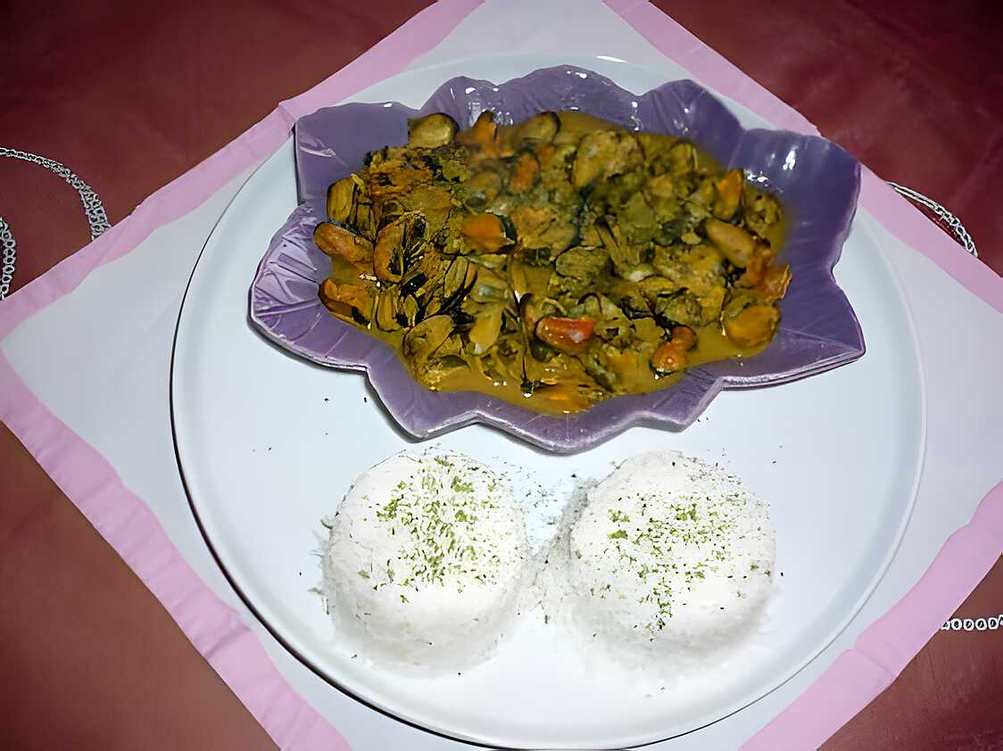 Recette de Timbale de moules et son riz persillé
