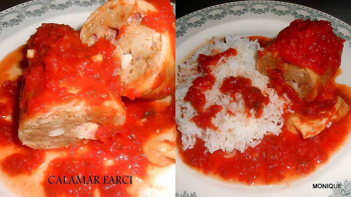 Recette de CALAMAR FARCI par italmo