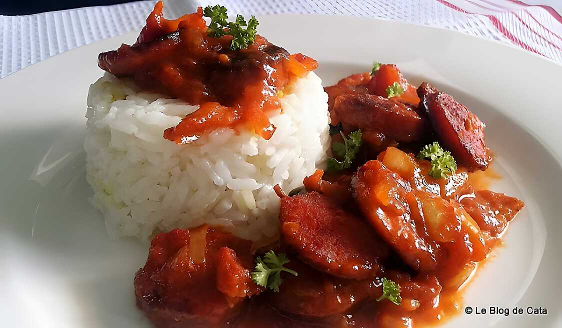 Recette de Rougaille saucisse (Île Maurice)