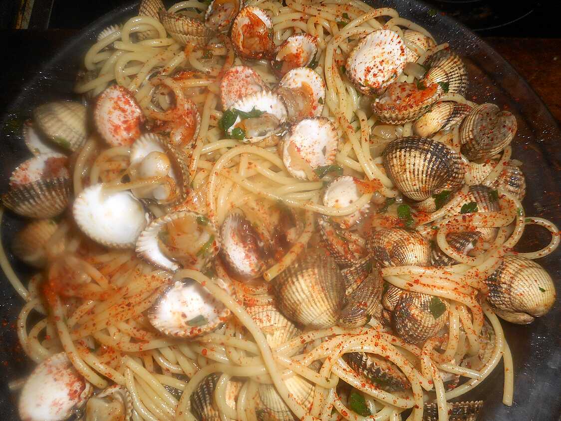 Recette de Spaghetti aux coques par jeanmerode
