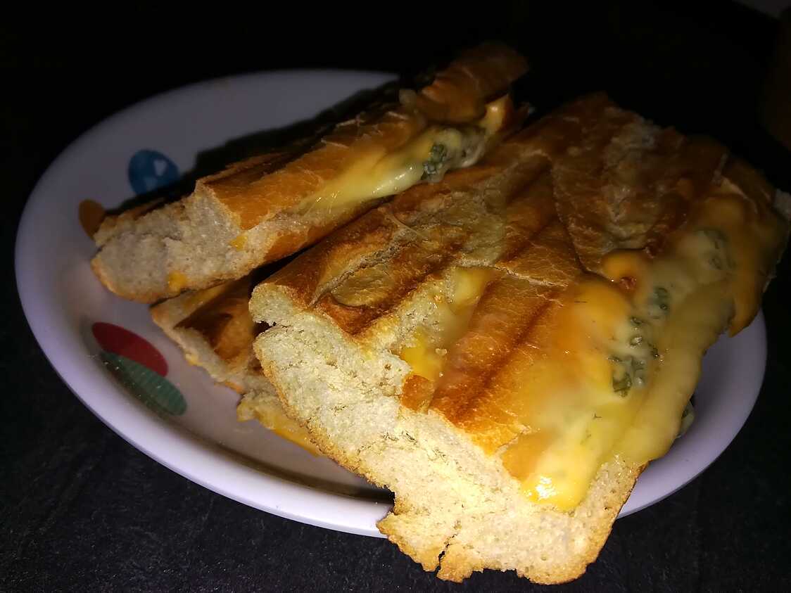Recette de Panini 3 fromages