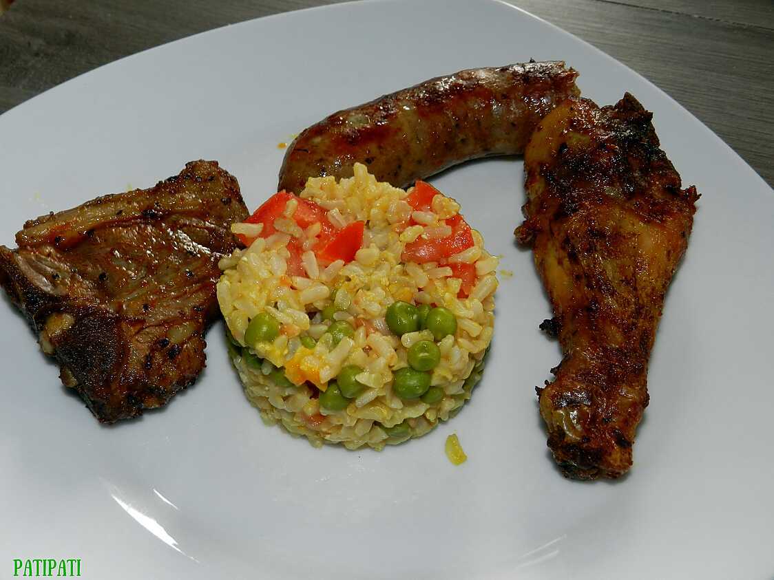 Recette de Riz safrané aux herbes