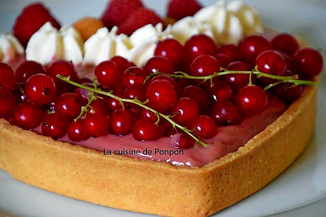 Recette d'Un coeur de crème de groseilles