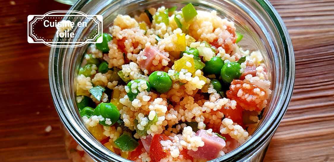 Recette de Taboulé jambon basilic