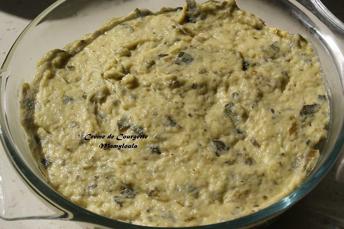 Recette de Crème de courgette