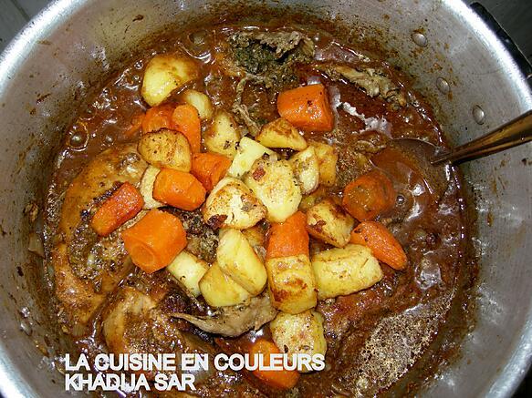 Recette de Ragoût de poulet à ma façon