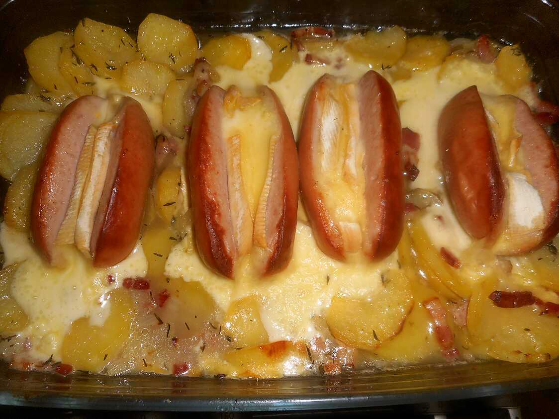 Recette de Cervelas à la savoyarde