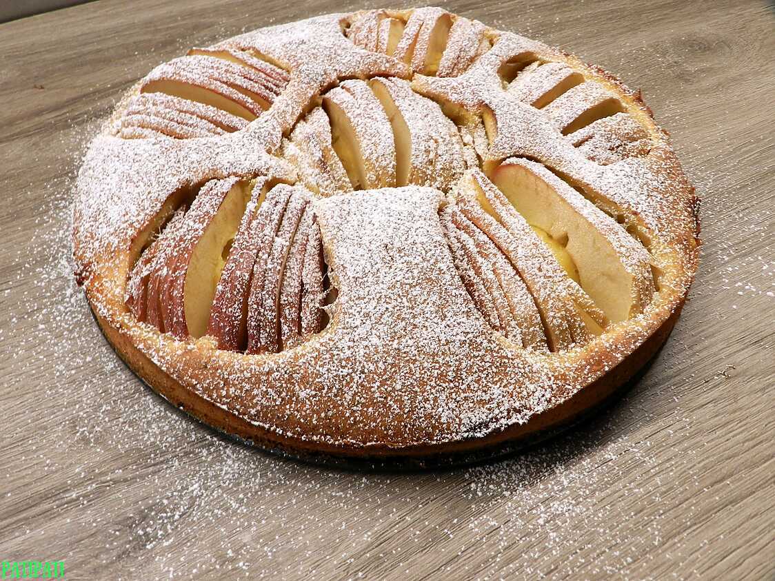 Recette de Gâteau allemand aux pommes coulé