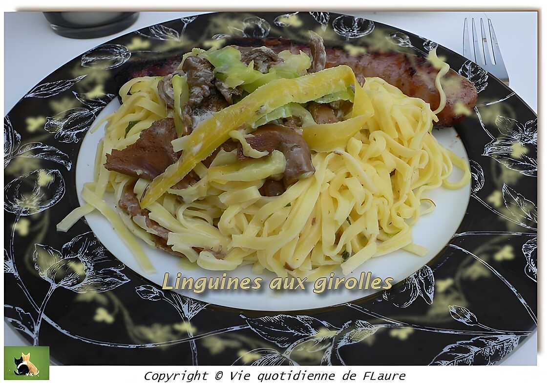 Recette de Linguines aux girolles