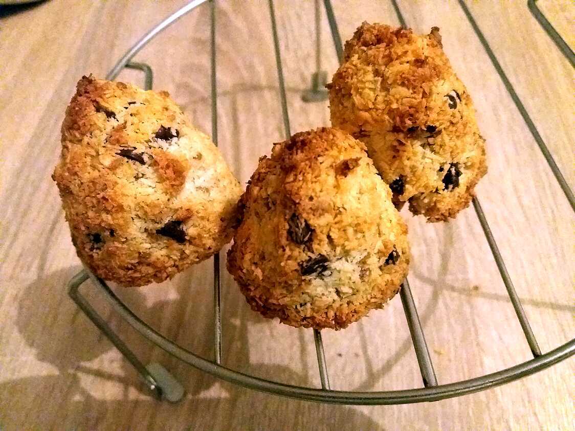 Recette de Rocher coco/pepites choco/nougatine