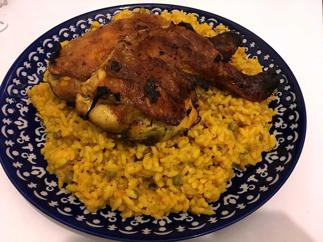 Recette de RIZ AU POULET par délice orient