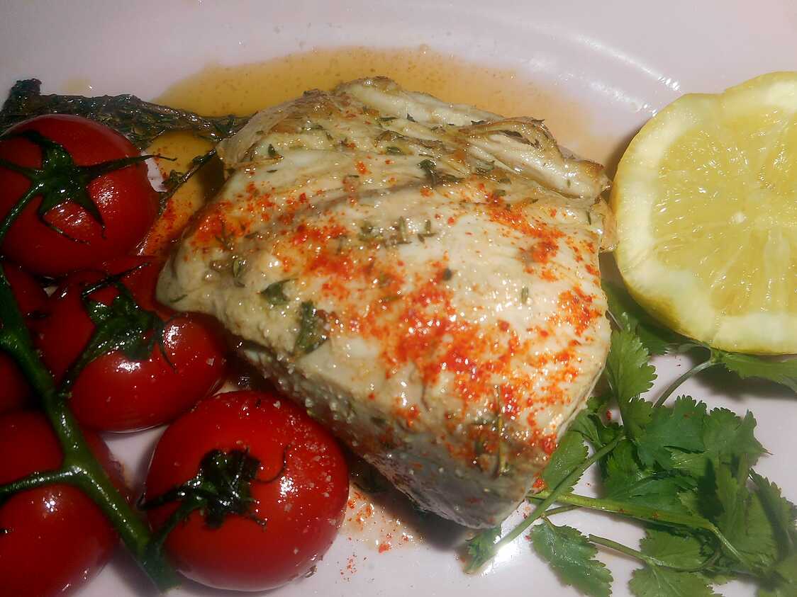 Recette de Filet de thon moelleux au thym