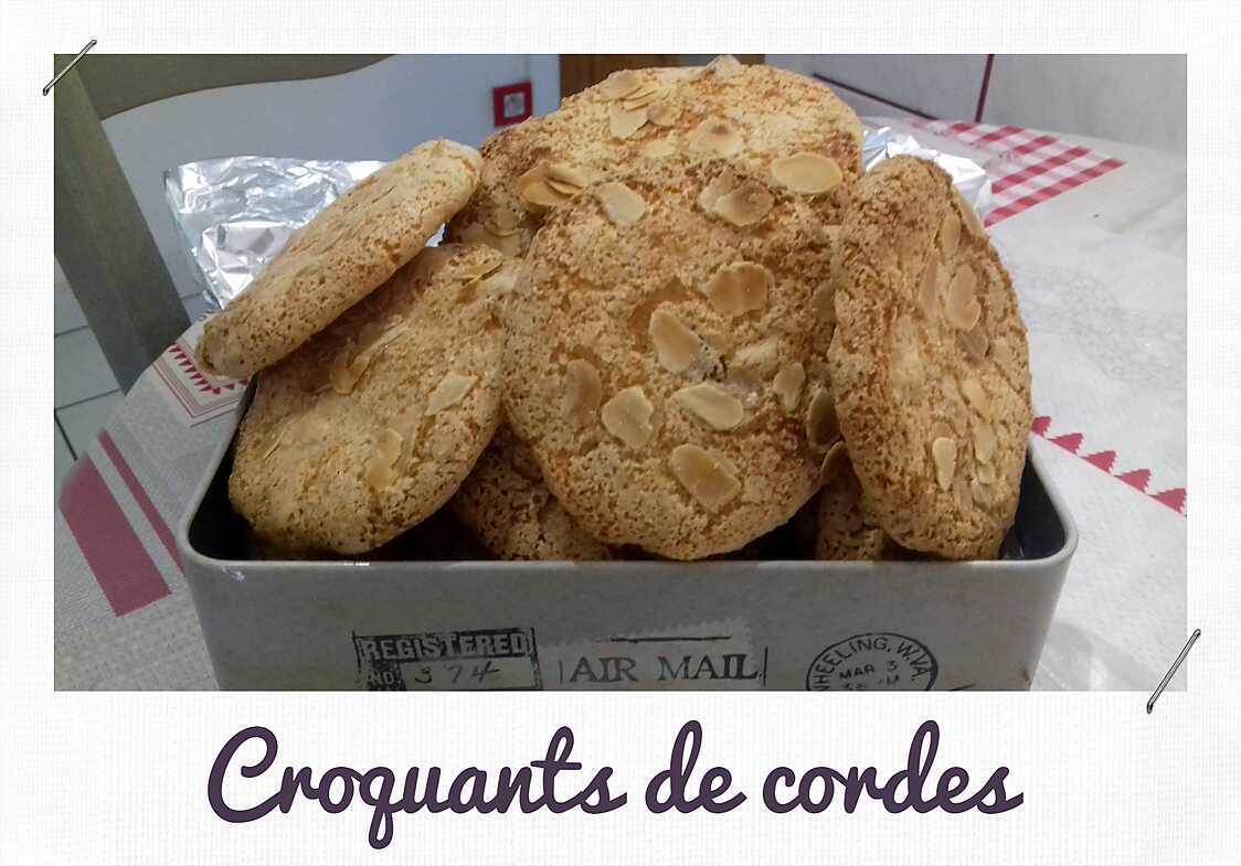 Recette de CROQUANTS DE CORDES par Brigitte Nino